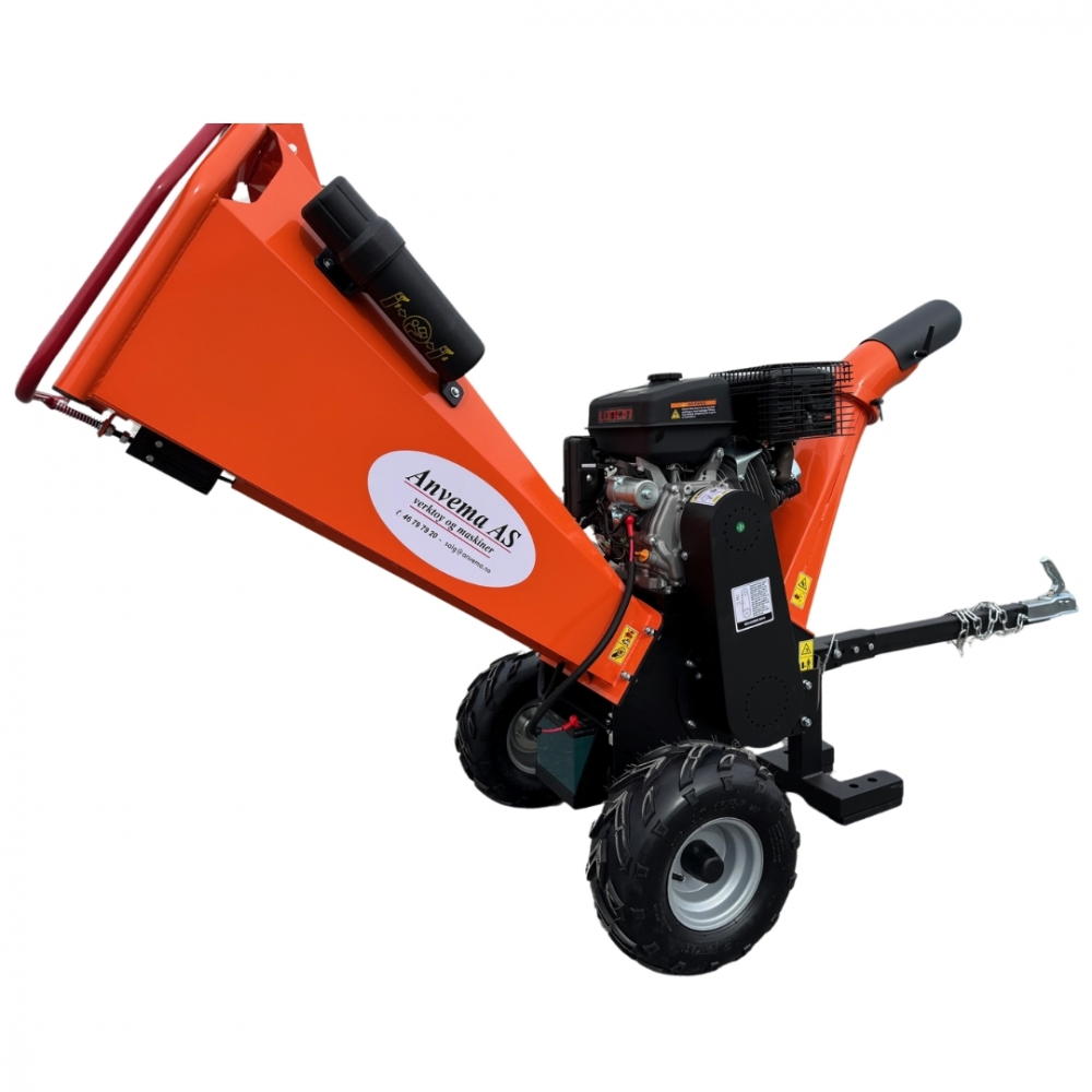 Flishugger 15 hk, EL-START, batteri og Loncin motor | Anvema, der du er ...